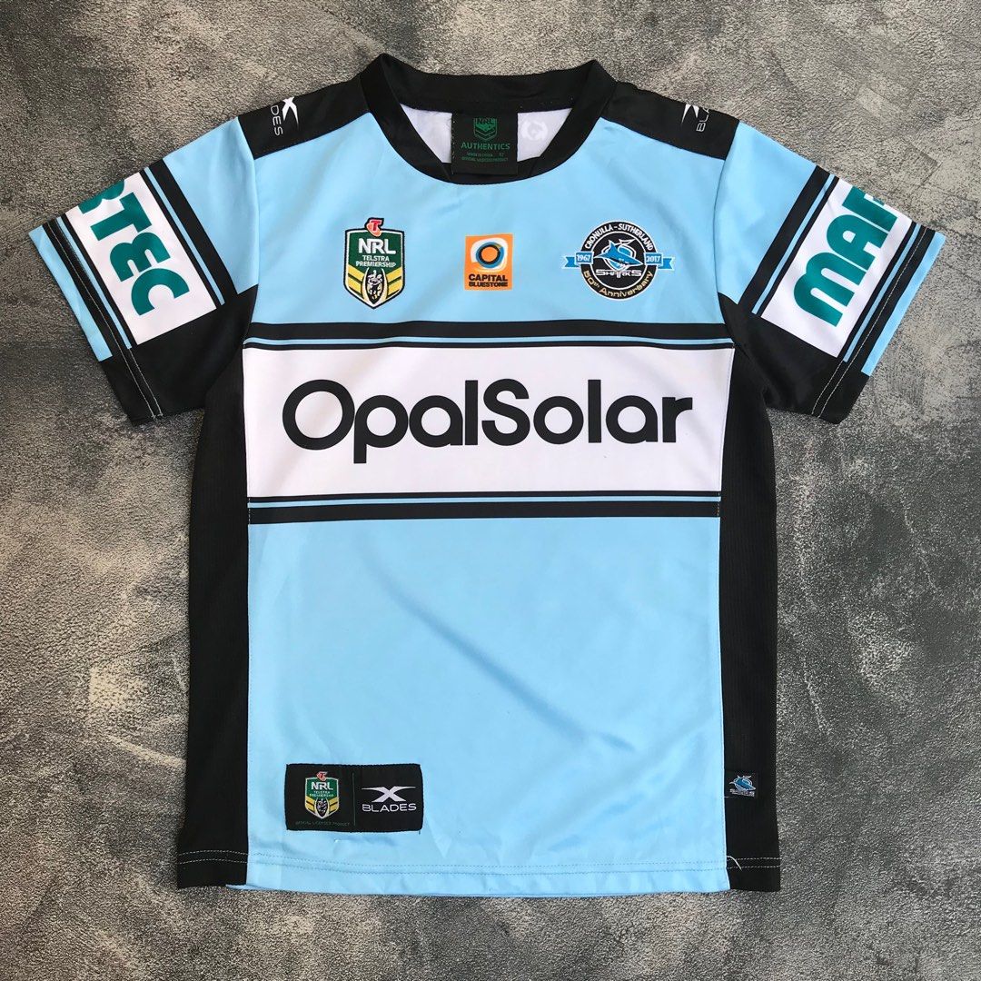 Jersey NRL telstra premiership Shark Rugby League Australia, Olah Raga ...