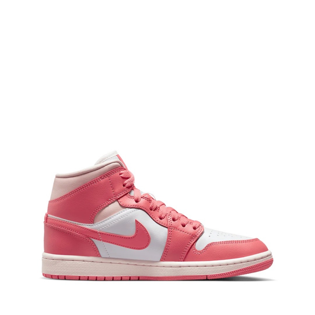 Jordan 1 Mid Strawberries and Cream (Women's), Women's Fashion ...