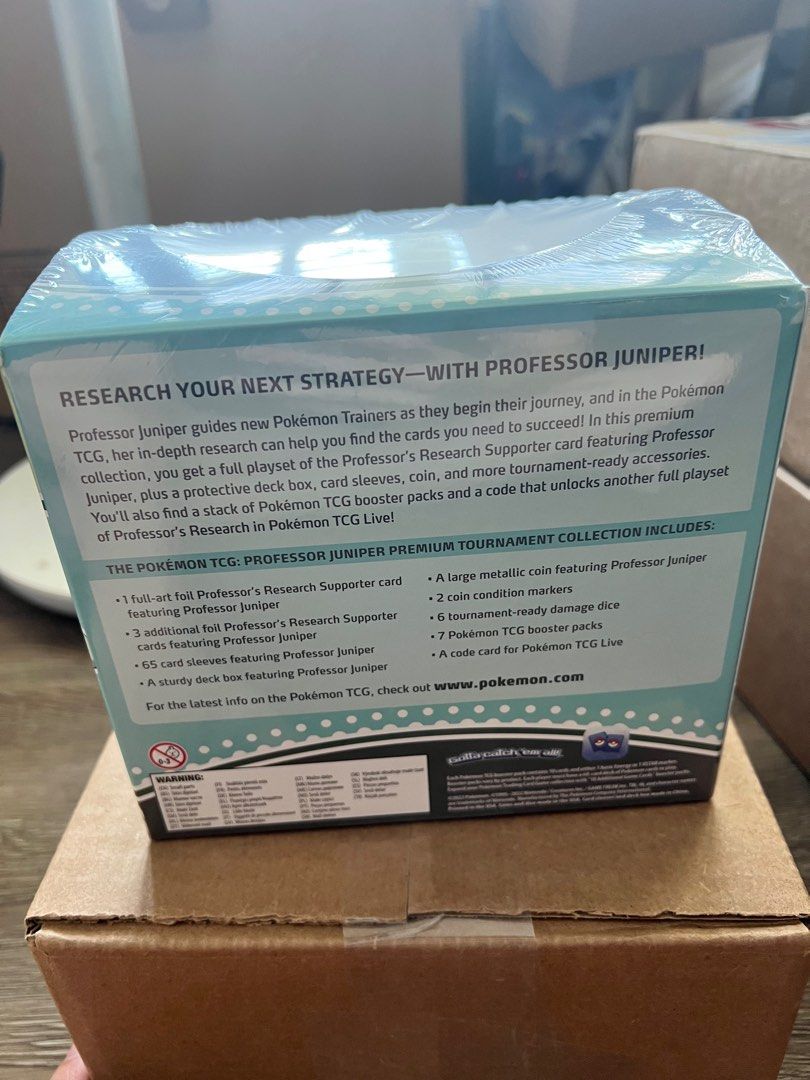 Juniper box case pokemon, Hobbies & Toys, Toys & Games on Carousell