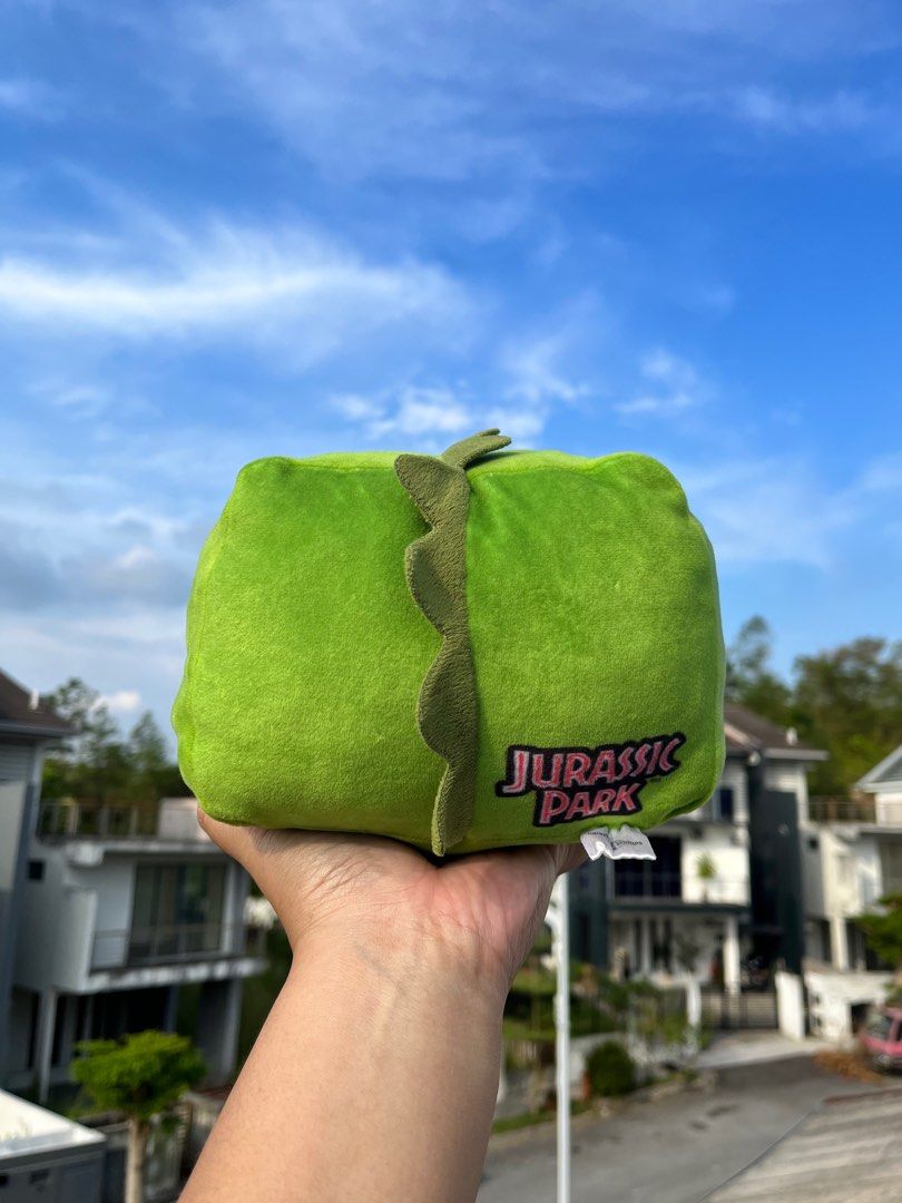 Jurassic Park T-Rex Cube Plush, Hobbies & Toys, Toys & Games on Carousell