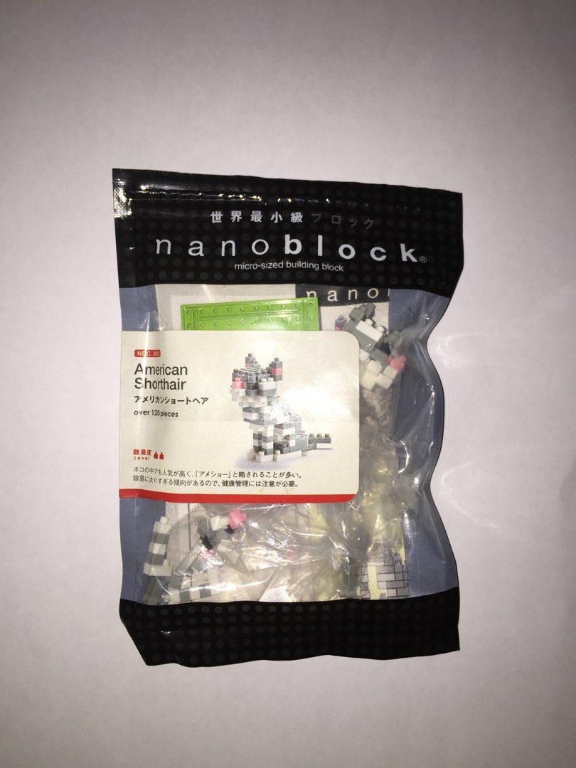 Kawada Nanoblock American Shorthair (NBC_032), Hobbies & Toys, Toys & Games on Carousell