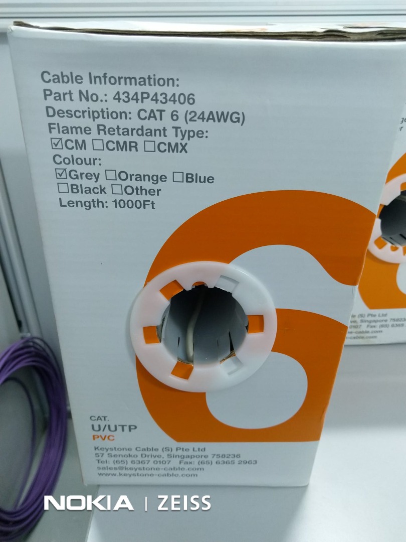 Keystone Cat 6.0 Lan Cable, Computers & Tech, Parts & Accessories ...