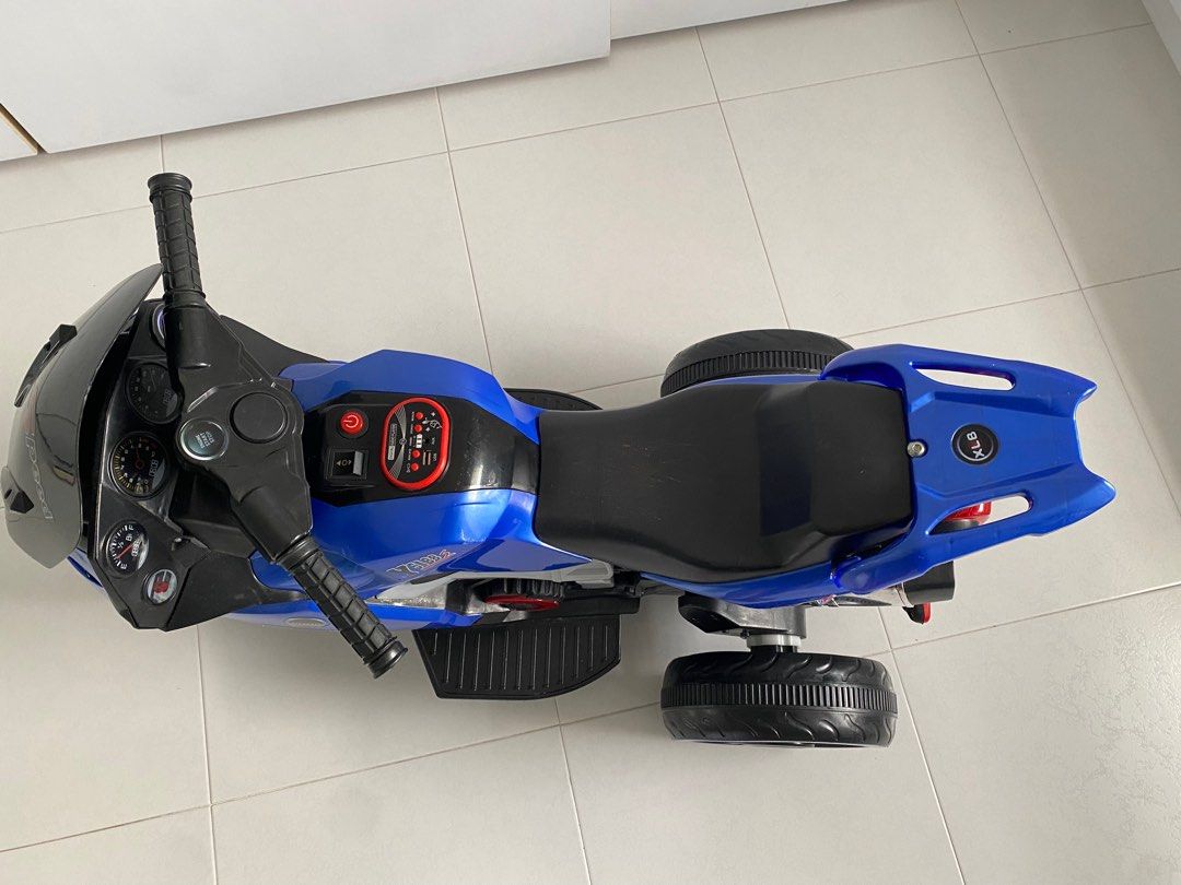 Kids Rechargeable Electric bike blue color, Hobbies & Toys, Toys ...