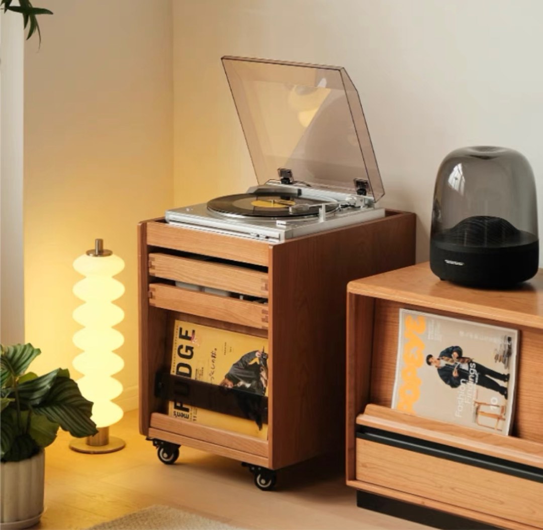 KSEL Bedside Table With Wheels, Furniture & Home Living, Furniture, Tables & Sets on Carousell