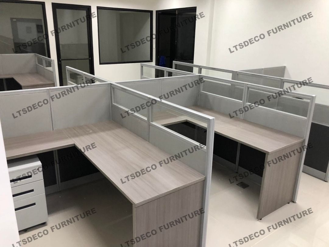 L TYPE WORKSTATION MODULAR PARTITION OFFICE FURNITURE AND PARTITION on ...