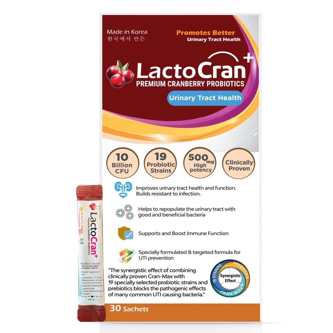 Lactocran+, Health & Nutrition, Health Supplements, Vitamins ...