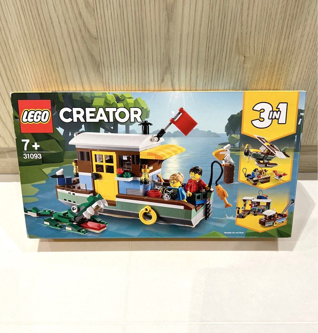 Lego Creator 31093 Riverside Houseboat 3-in-1, Hobbies & Toys, Toys ...