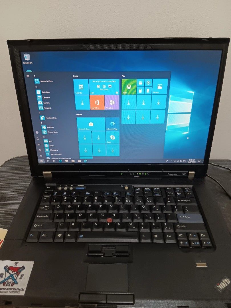 Lenovo Thinkpad T61, 14.1 inches, 4gb RAM, Wifi Ready, Good For Online ...