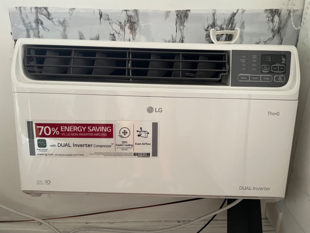 LG LA150EC 1.5 HP, TV & Home Appliances, Air Conditioning and Heating ...