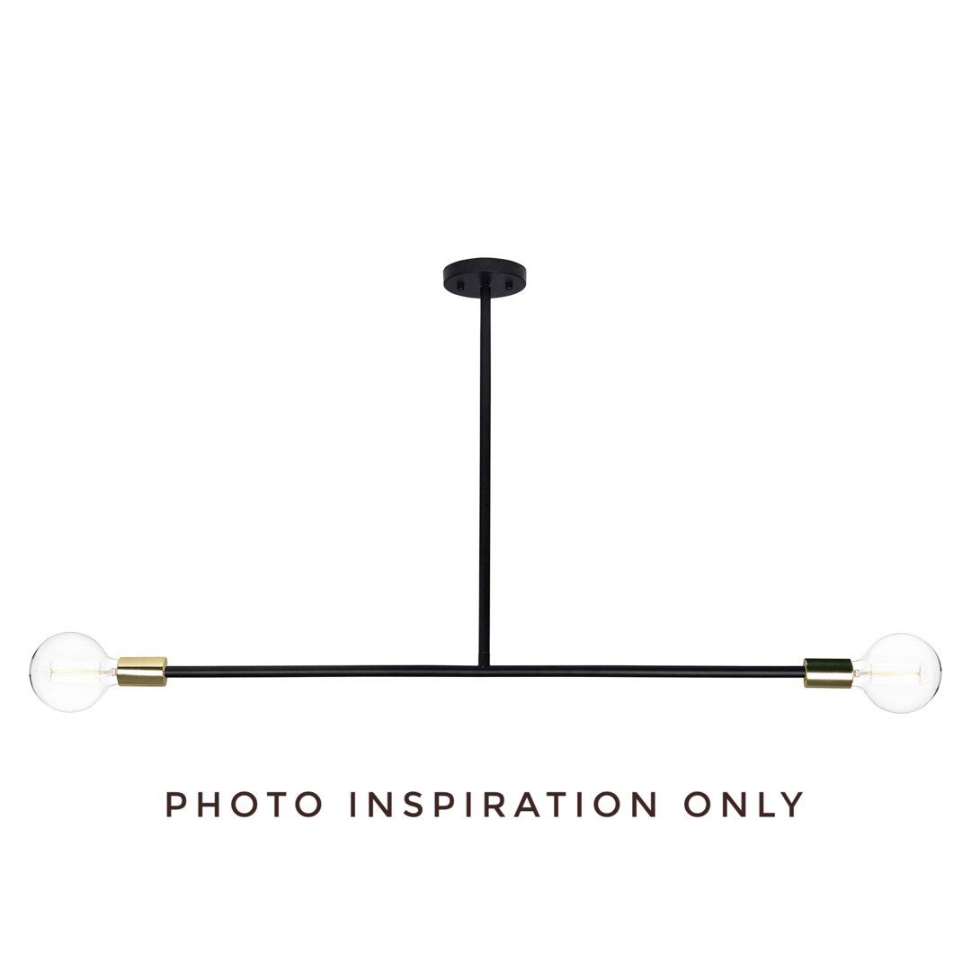 Light Ceiling Fixture FRAME only Matte Black e27 t210 socket bulb base ...