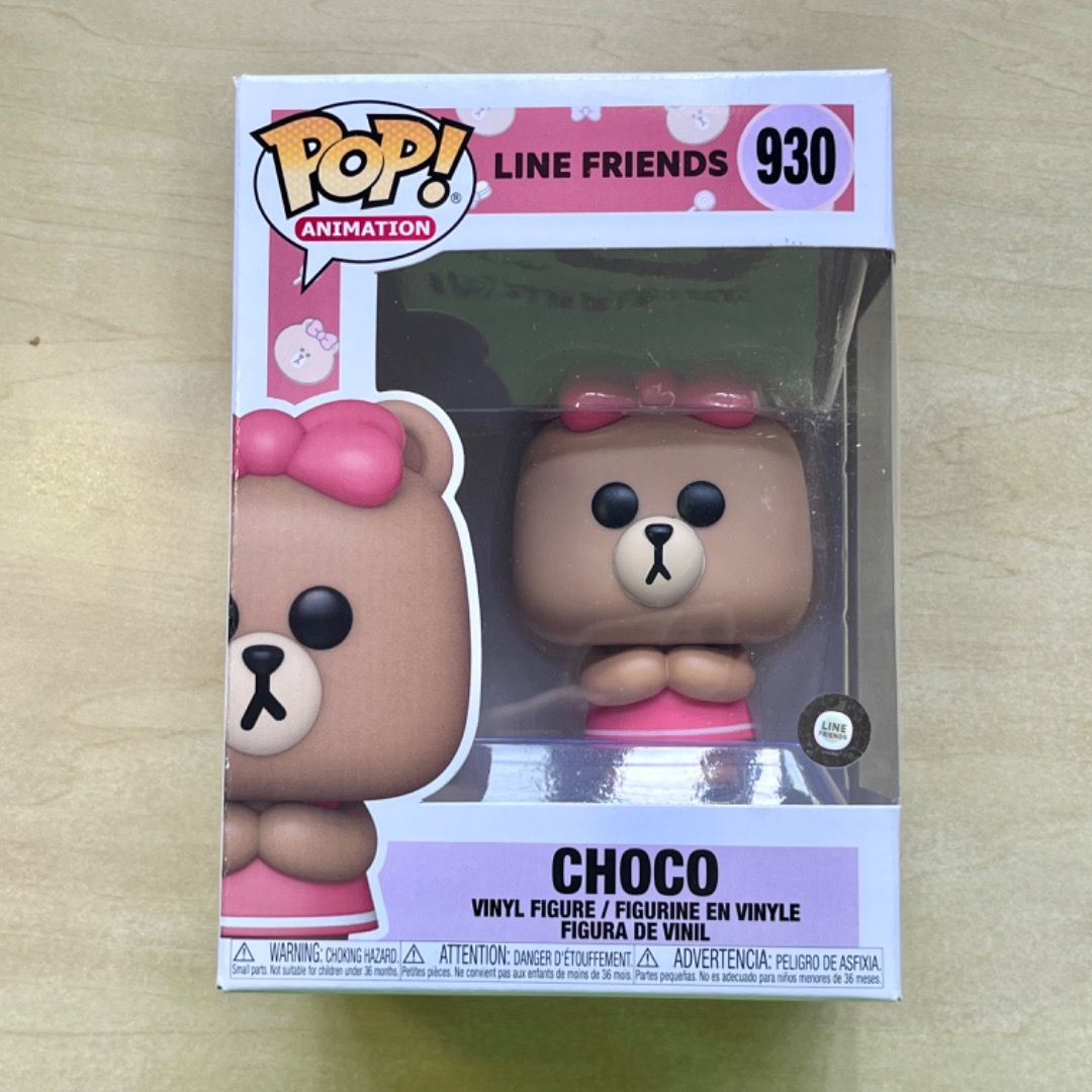 Line friends funko pop animation Choco figurine figuring figure ...