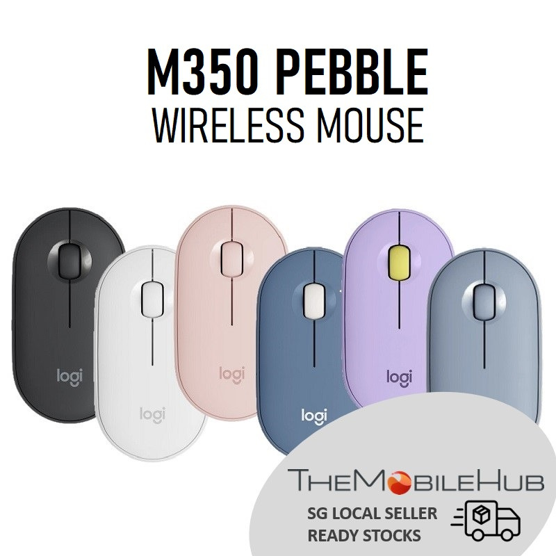 Logitech M350 Pebble Wireless Mouse Bluetooth Mouse Logi Mouse Windows ...