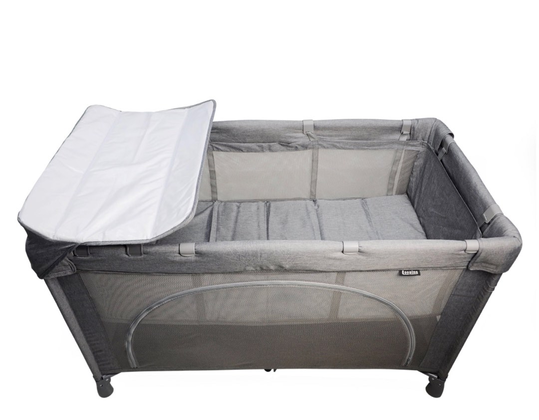 looping 3 in 1 travel playpen crib gray, Babies & Kids, Baby Nursery ...