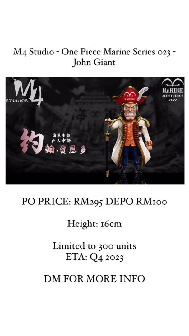 M4 Studio - One Piece Marine - John Giant, Hobbies & Toys, Toys & Games ...