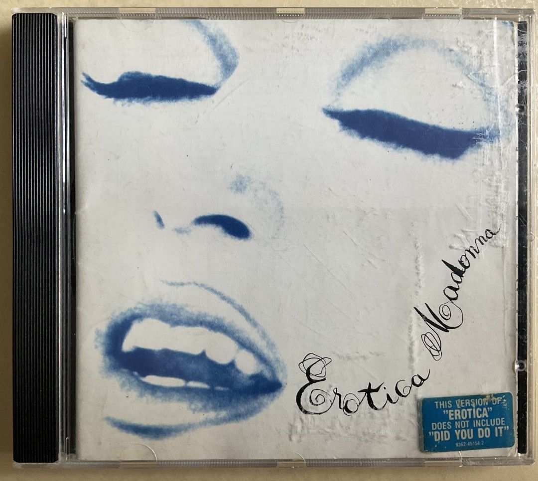 Madonna: Erotica, Hobbies & Toys, Music & Media, CDs & DVDs on Carousell