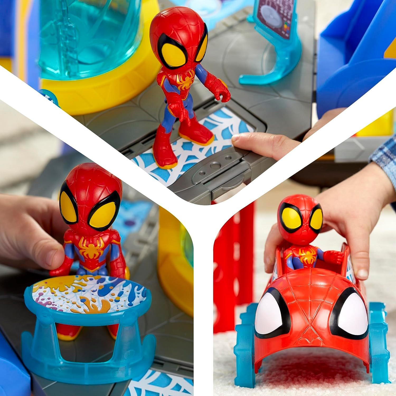 Marvel Spidey and His Amazing Friends Web-Spinners Web-Quarters, Kids ...