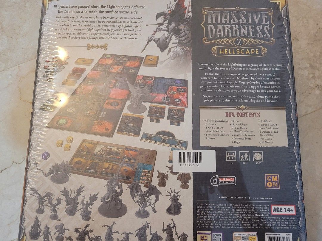 Massive Darkness 2 Hellscape board game, Hobbies & Toys, Toys & Games on Carousell