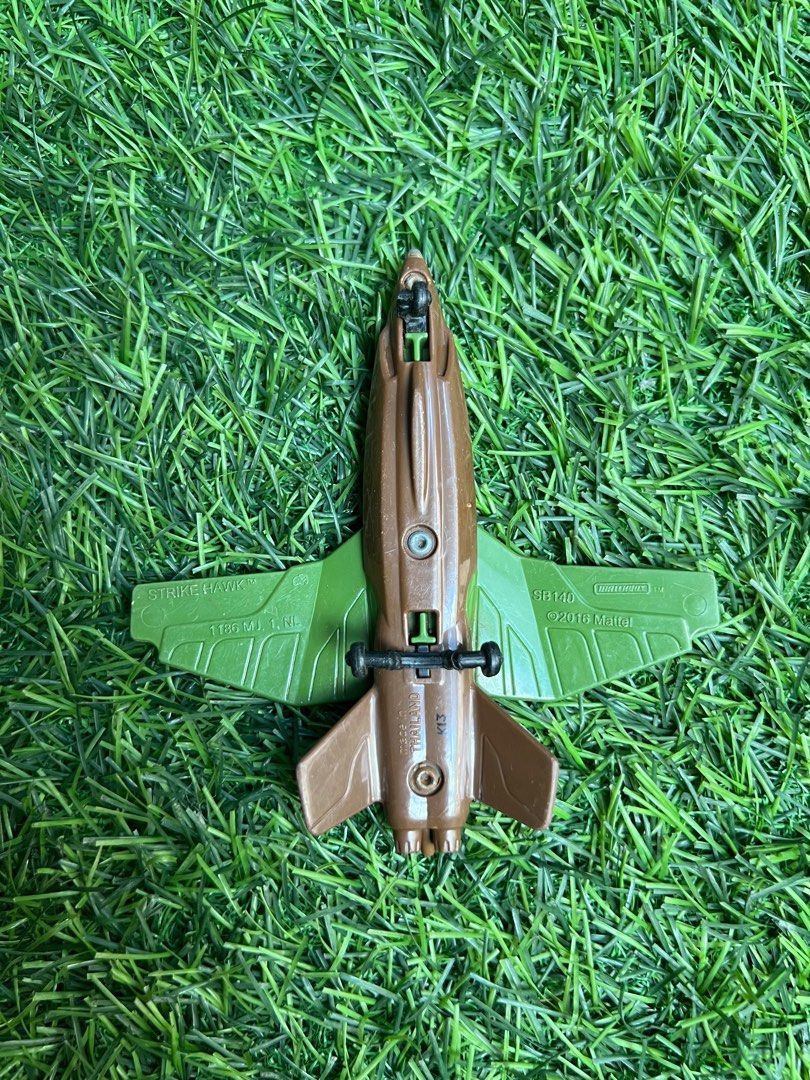 Matchbox strike hawk made in thailand mattel 2016 diecast pesawat on ...