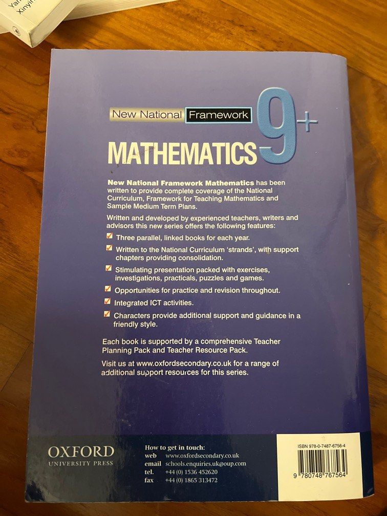 Mathematics 9+ New National Framework, 興趣及遊戲, 書本 & 文具, 教科書 - Carousell