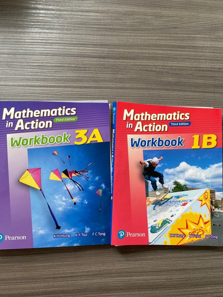 Mathematics in action workbook 1B 3A, 興趣及遊戲, 書本 & 文具, 教科書 - Carousell