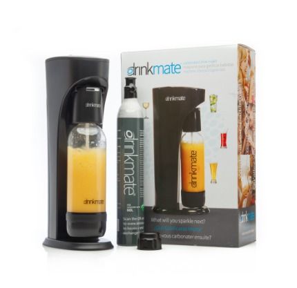 Matte Black Drinkmate Sparkling Water Soda Maker (Sodastream Cylinder Compatible) FC2591, TV ...