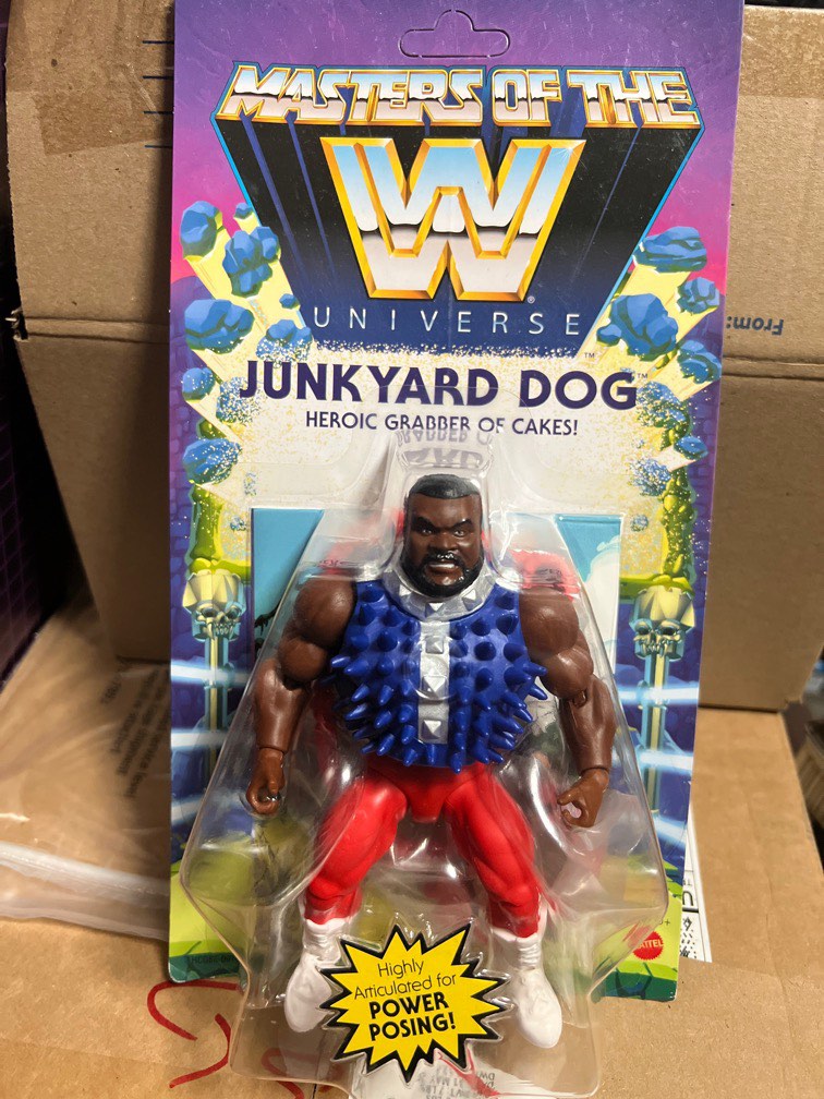 Mattel WWE MOTU crossover wrestling masters of the universe junkyard ...