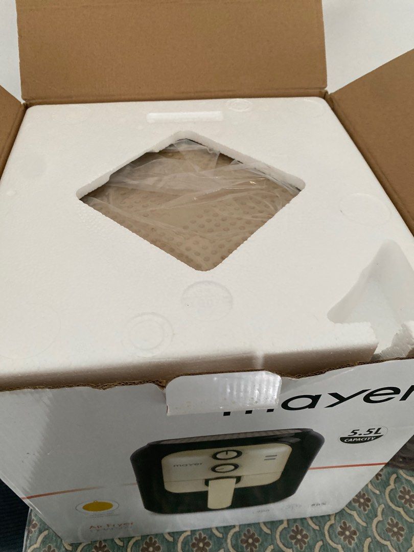 Mayer Air Fryer 5.5 liters in original box and packaging, TV & Home ...