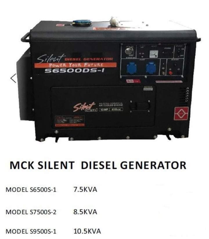 MCK Silent Type Diesel Generator Key Start, Commercial & Industrial ...