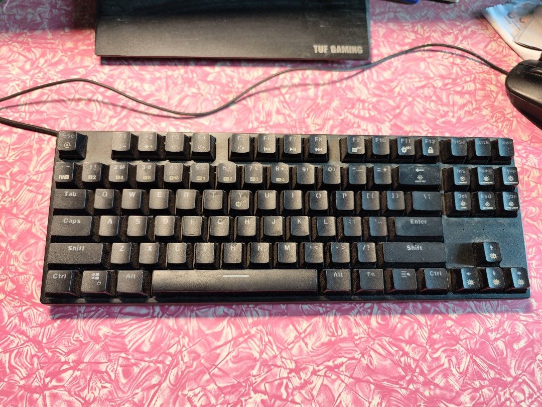 Mechanic keyboard blue switch, Computers & Tech, Parts & Accessories ...