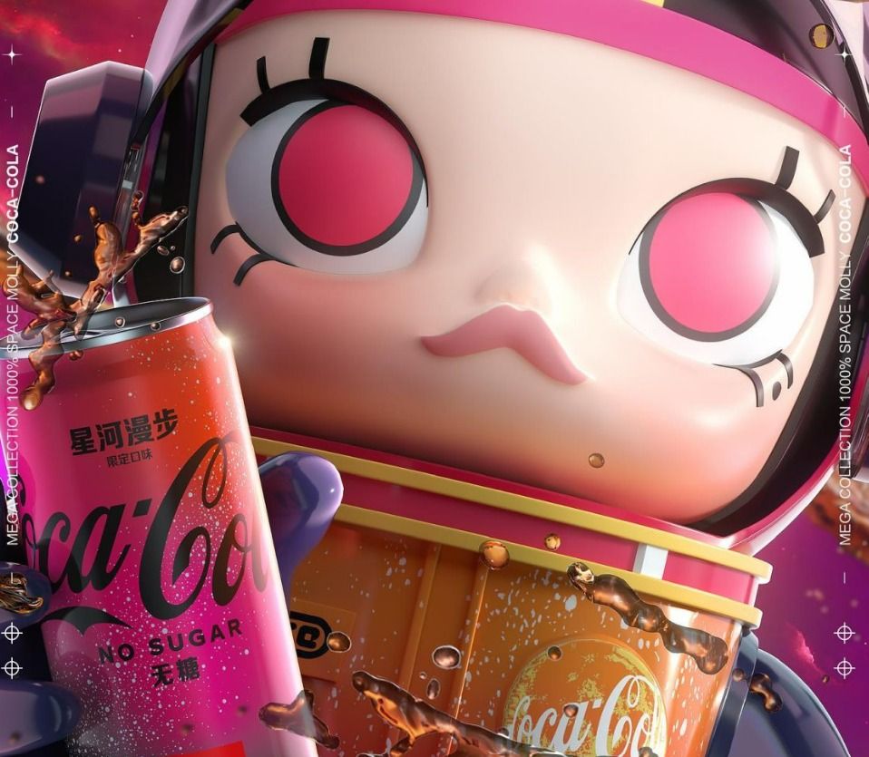 MEGA COLLECTION 1000% SPACE MOLLY COCA-COLA, Hobbies & Toys, Toys ...
