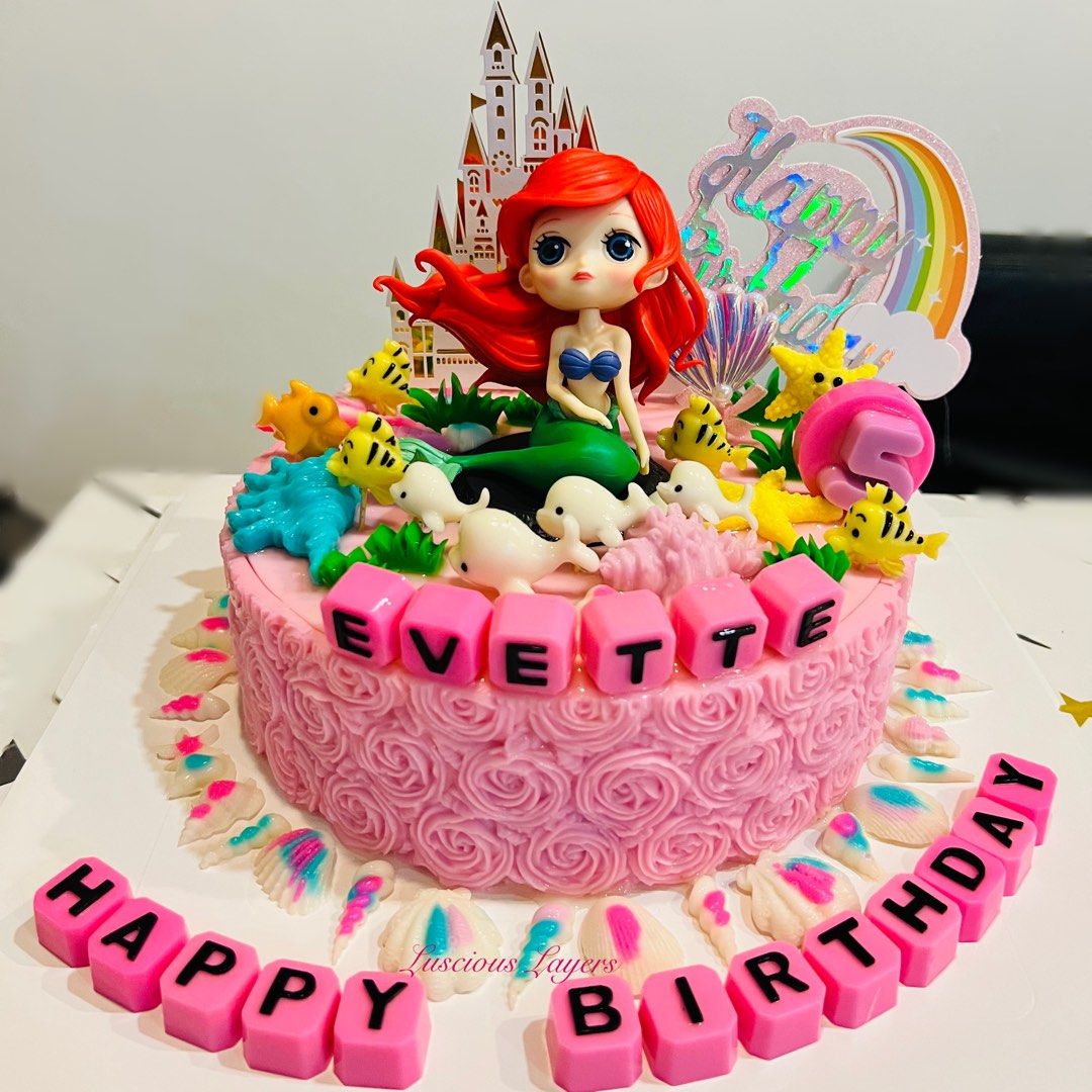 Mermaid jelly cake, Food & Drinks, Homemade Bakes on Carousell