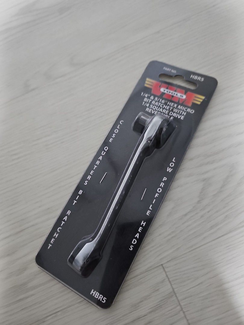 Micro bit ratchet 1/4 & 5/16 vim hbr5, Furniture & Home Living, Home Improvement & Organisation ...