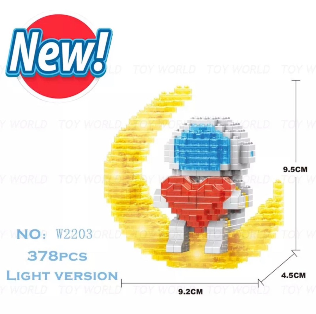 Micro Brick Nano Block (Man with Love-Lighting Feature), Hobbies & Toys ...