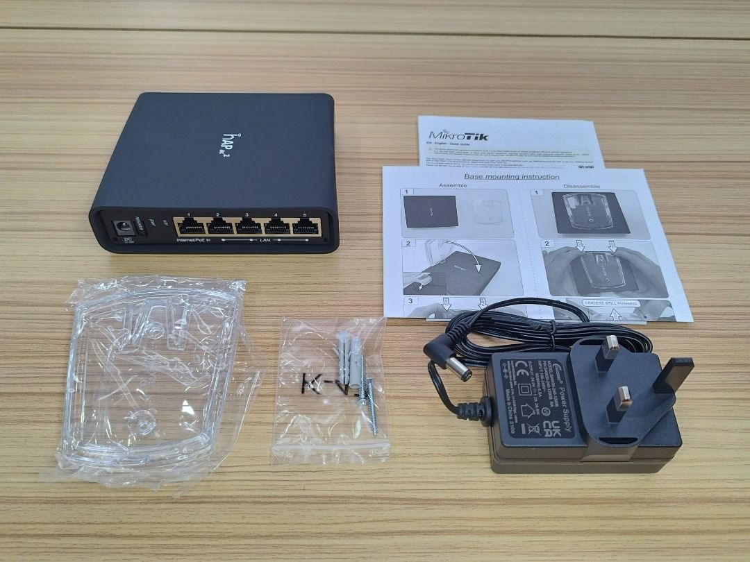 Mikrotik RBD52G-5HacD2HnD-TC hAP-ac2 Five Gigabit Ethernet ports, USB ...