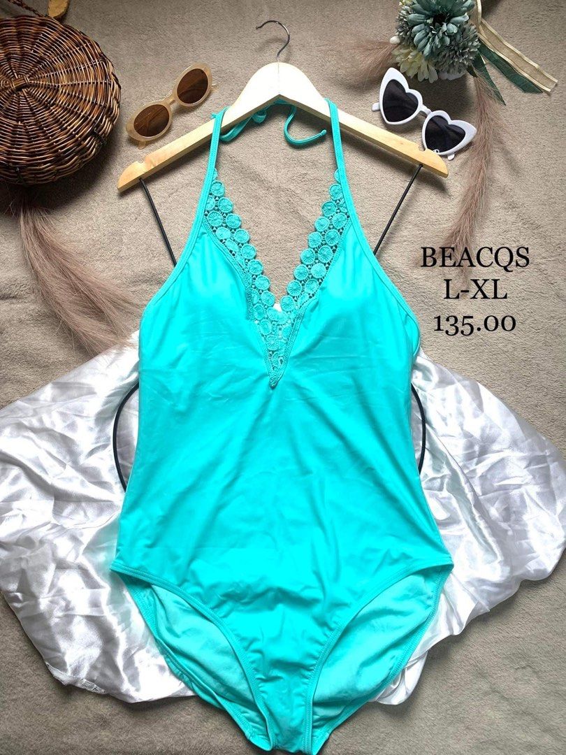 Mint Green Onepiece Swimsuit On Carousell