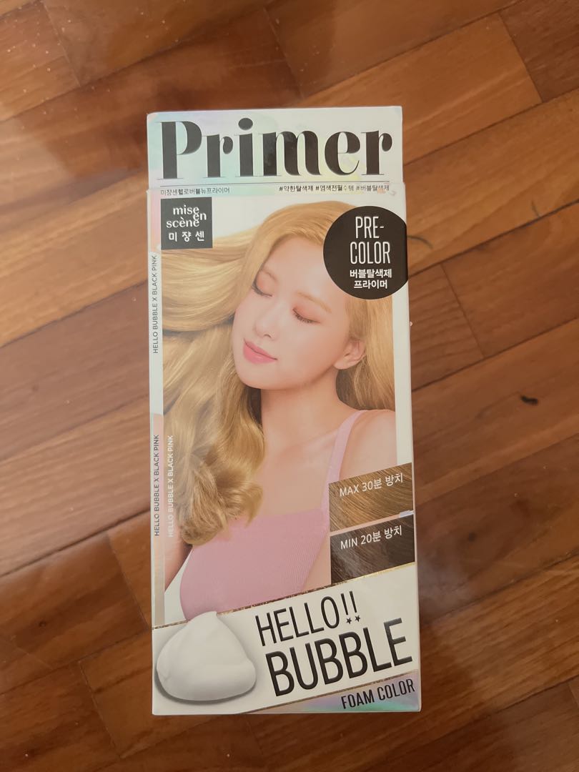 mise en scene Hello Bubble Hair Dye Colour Primer Hair Bleach, Beauty ...
