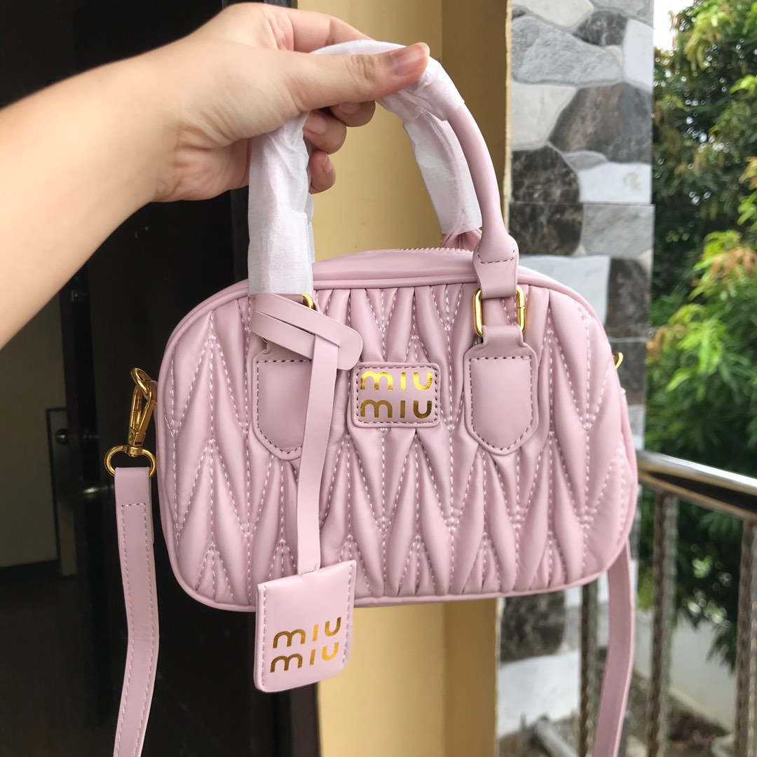 Miumiu with box and dustbag, Women's Fashion, Bags & Wallets, Cross ...