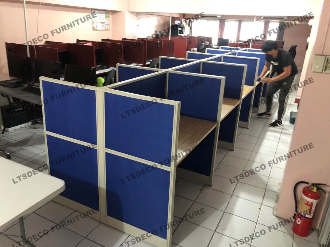 MODULAR PARTITION OFFICE FURNITURE AND PARTITION, Furniture & Home ...