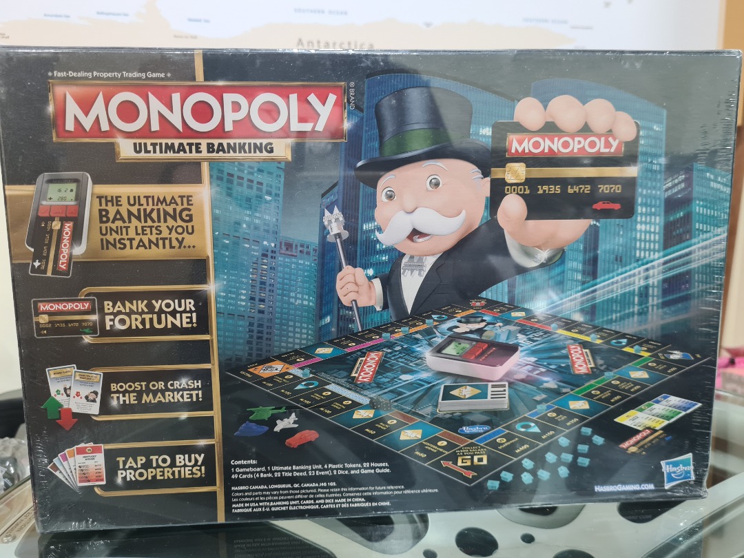 Monopoly Game: Ultimate Banking Edition, Hobbies & Toys, Toys & Games ...