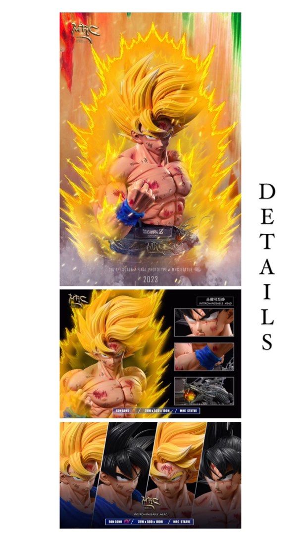 MRC Studio - Goku 1/1 Bust, Hobbies & Toys, Toys & Games on Carousell