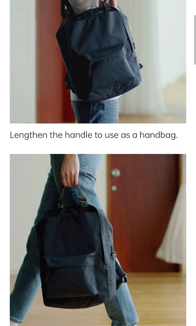 MUJI Versatile Bagpack, Women's Fashion, Bags & Wallets, Backpacks on Carousell