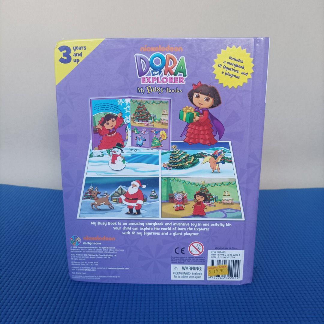 My Busy Book Dora The Explorer - Merry Christmas, Buku & Alat Tulis ...