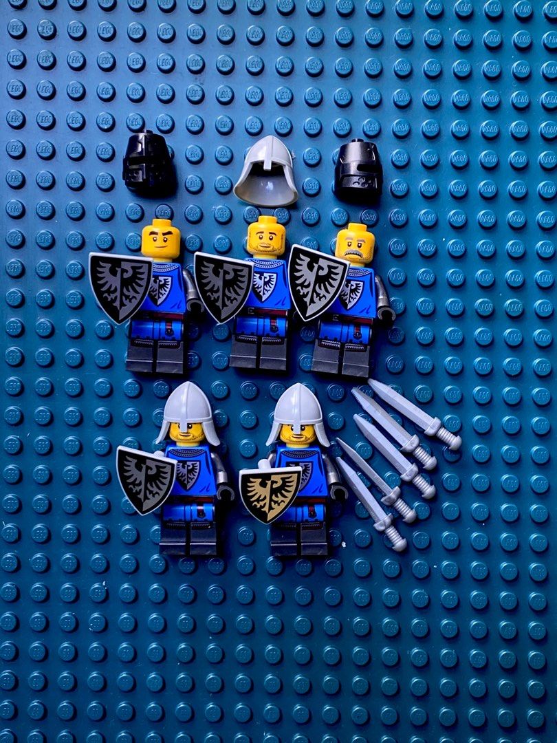 (New) Lego Falcon knights minifigs with shield and sword, Hobbies ...