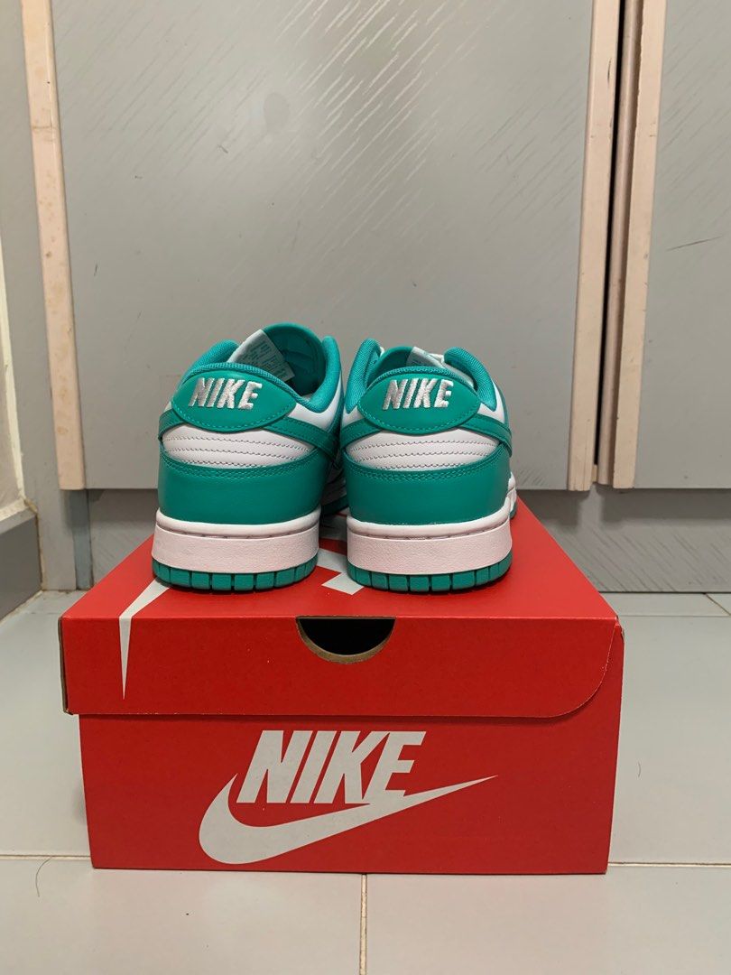Nike SB Dunk Low Clear Jade white, Men's Fashion, Footwear, Sneakers on ...