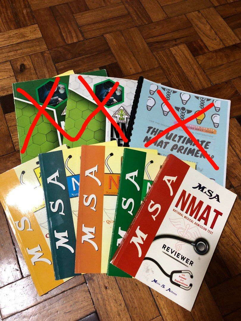 NMAT MSA Review Booklets Complete Set, Hobbies & Toys, Books ...