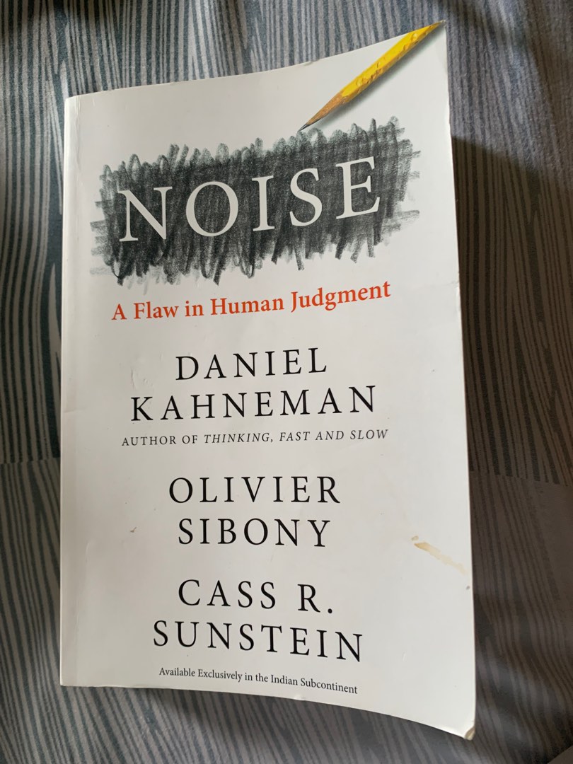 Noise by Daniel Kahneman, Hobbies & Toys, Books & Magazines, Fiction ...