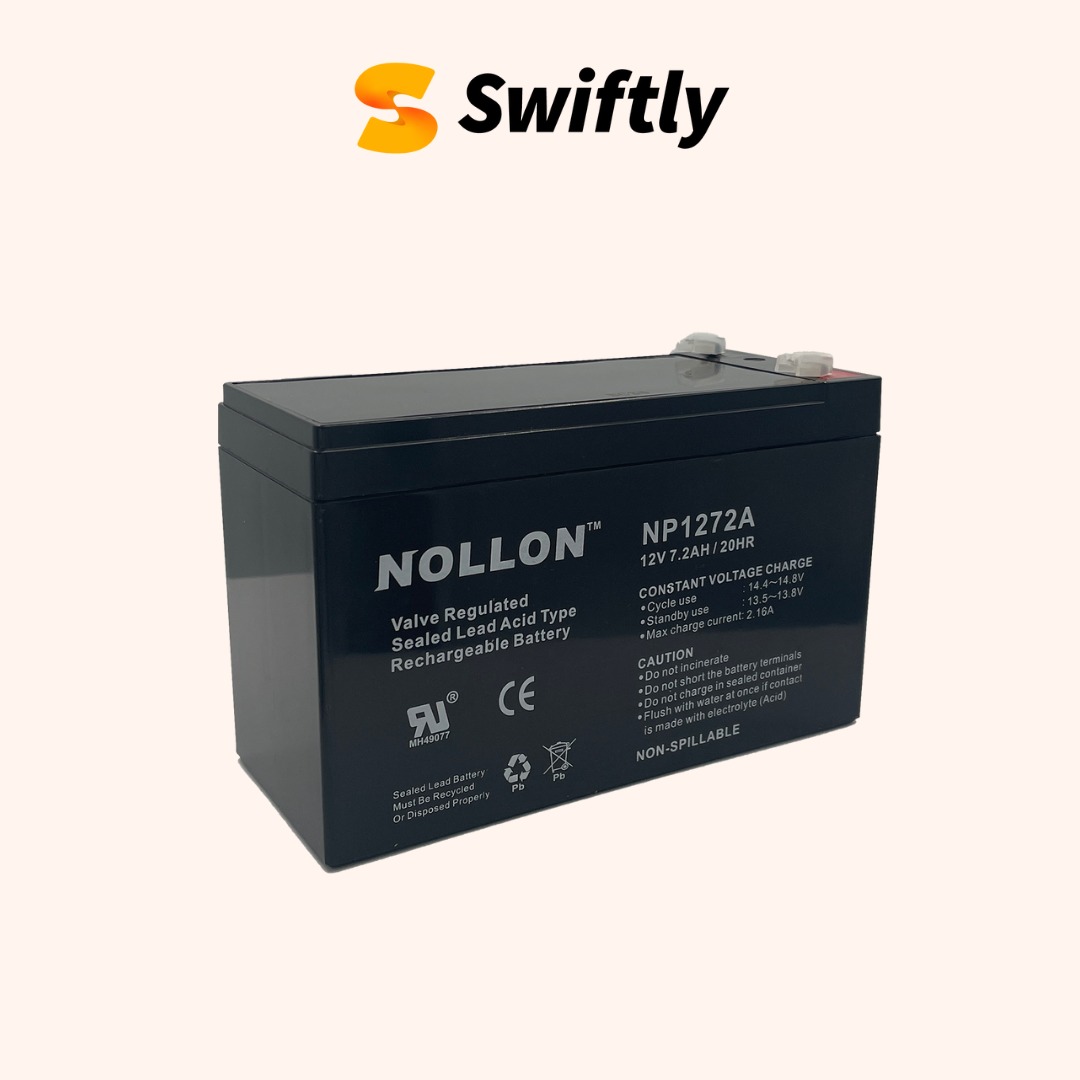 Nollon NP1272A Battery, Computers & Tech, Parts & Accessories, Chargers ...