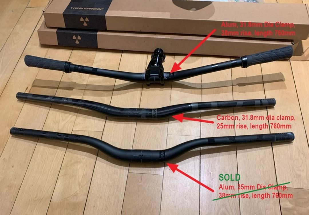 Nukeproof Horizon V2 Handle Bar, Sports Equipment, Bicycles & Parts ...