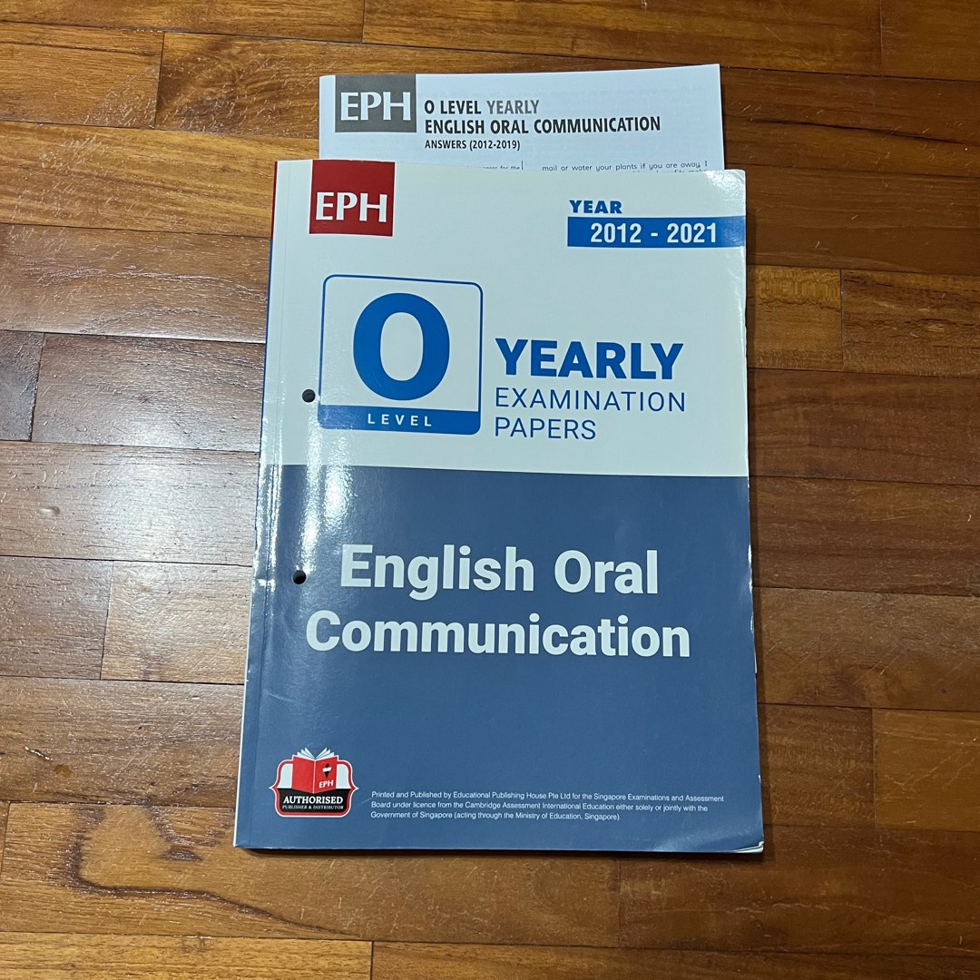 O Level English Oral Communication Yearly Examination Papers 2012-2021 ...