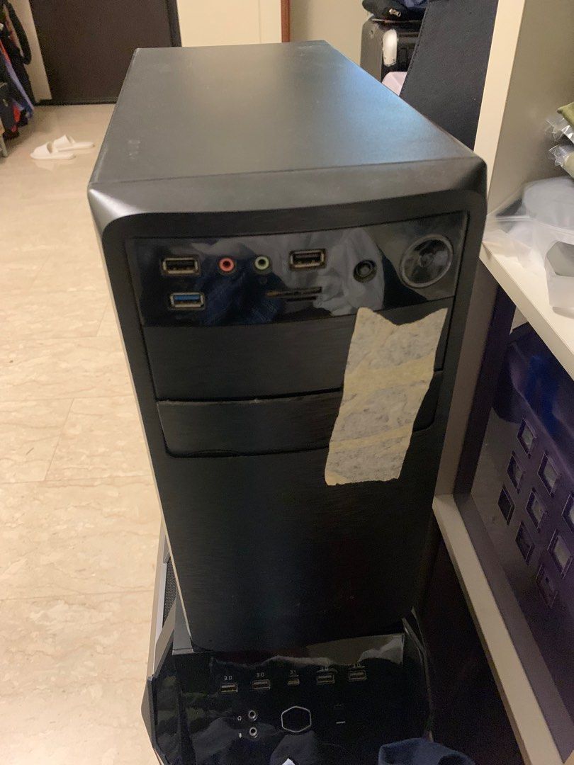 Old PC Case (With 500W PSU), Computers & Tech, Desktops on Carousell